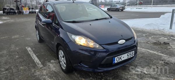 Blue Ford Fiesta 2010 in Riga, with an engine capacity of 1.30 L and mileage of 201 thousand km for 2600 €, photo 1 on AUTOMOTO.COM.LV