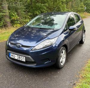 Zils Ford Fiesta 2011 Rīga, ar dzinēja tilpumu 1.20 L un nobraukumu 47 tūkst. km par 5000 €, foto  vietnē AUTOMOTO.COM.LV