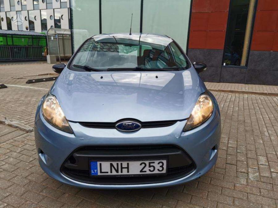 Blue Ford Fiesta 2011 in Vilnius, with an engine capacity of 1.56 L and mileage of 240 thousand km for 1590 €, photo 10 on AUTOMOTO.COM.LV