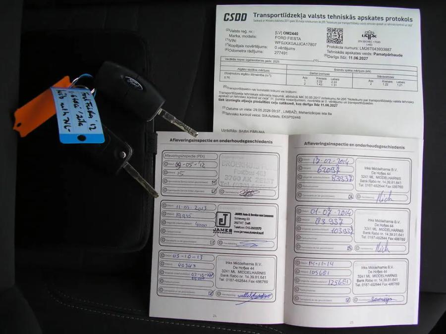 Zils Ford Fiesta 2012 Sigulda, ar dzinēja tilpumu 1.60 L un nobraukumu 277 tūkst. km par 4650 €, foto 33 vietnē AUTOMOTO.COM.LV