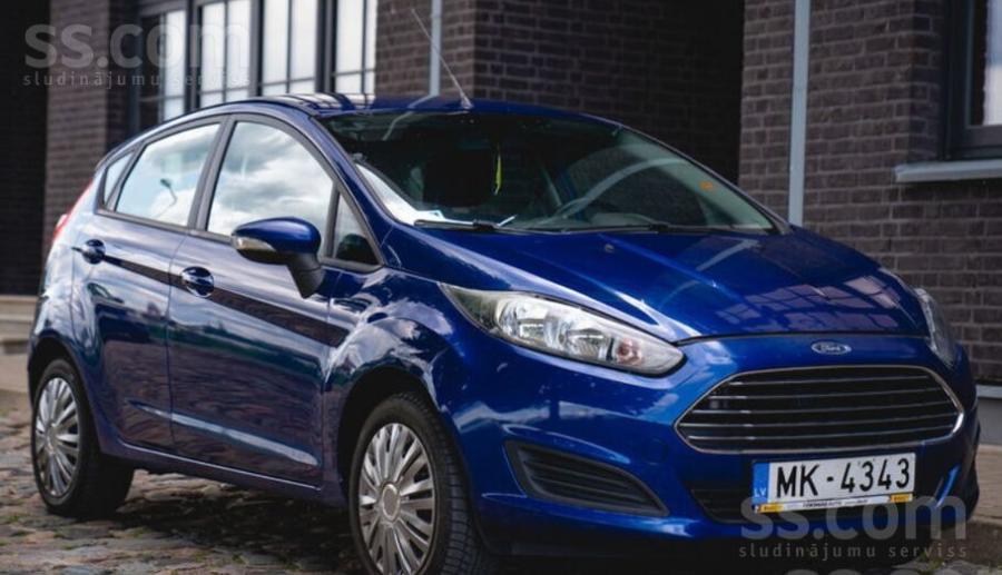 Blue Ford Fiesta 2014 in Riga, with an engine capacity of 1.20 L and mileage of 0 thousand km for 3300 €, photo 2 on AUTOMOTO.COM.LV