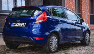 Blue Ford Fiesta 2014 in Riga, with an engine capacity of 1.20 L and mileage of 0 thousand km for 3300 €, photo 4 on AUTOMOTO.COM.LV