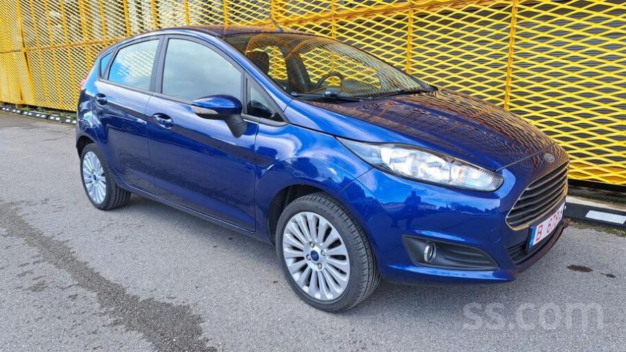 Blue Ford Fiesta 2014 in Ogre, with an engine capacity of 1.00 L and mileage of 164 thousand km for 4750 €, photo 1 on AUTOMOTO.COM.LV