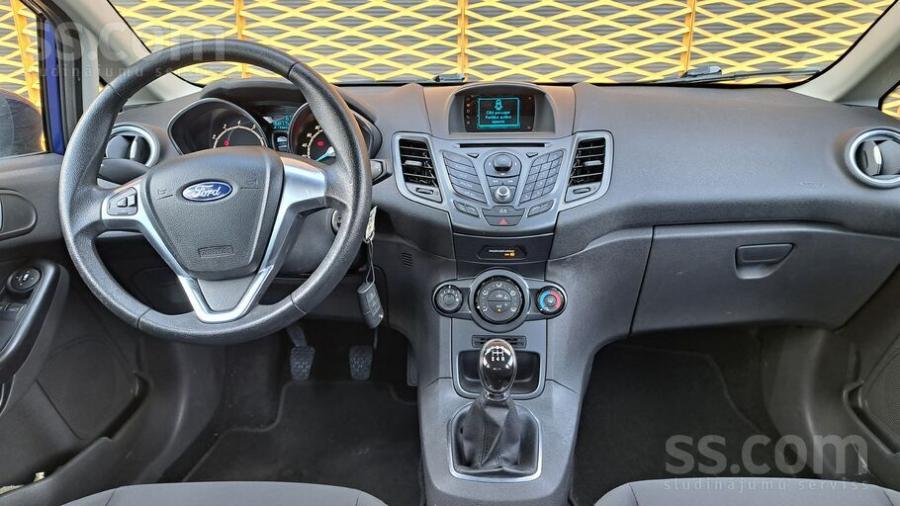 Blue Ford Fiesta 2014 in Ogre, with an engine capacity of 1.00 L and mileage of 164 thousand km for 4750 €, photo 12 on AUTOMOTO.COM.LV