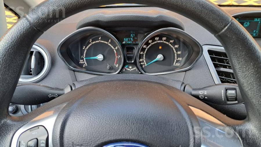 Blue Ford Fiesta 2014 in Ogre, with an engine capacity of 1.00 L and mileage of 164 thousand km for 4750 €, photo 17 on AUTOMOTO.COM.LV
