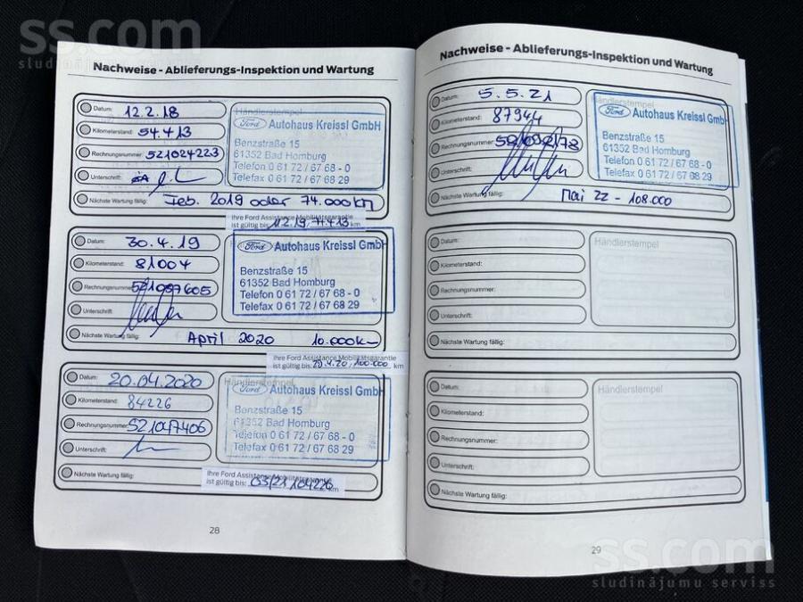 Синий Форд Фиеста 2015 в Талси, объемом двигателя 1.00 л и пробегом 201 тыс. км за 4999 €, фото 15 на AUTOMOTO.COM.LV