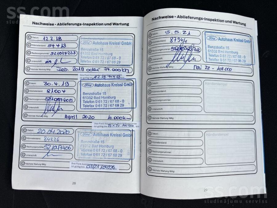 Синий Форд Фиеста 2015 в Талси, объемом двигателя 1.00 л и пробегом 201 тыс. км за 3999 €, фото 15 на AUTOMOTO.COM.LV