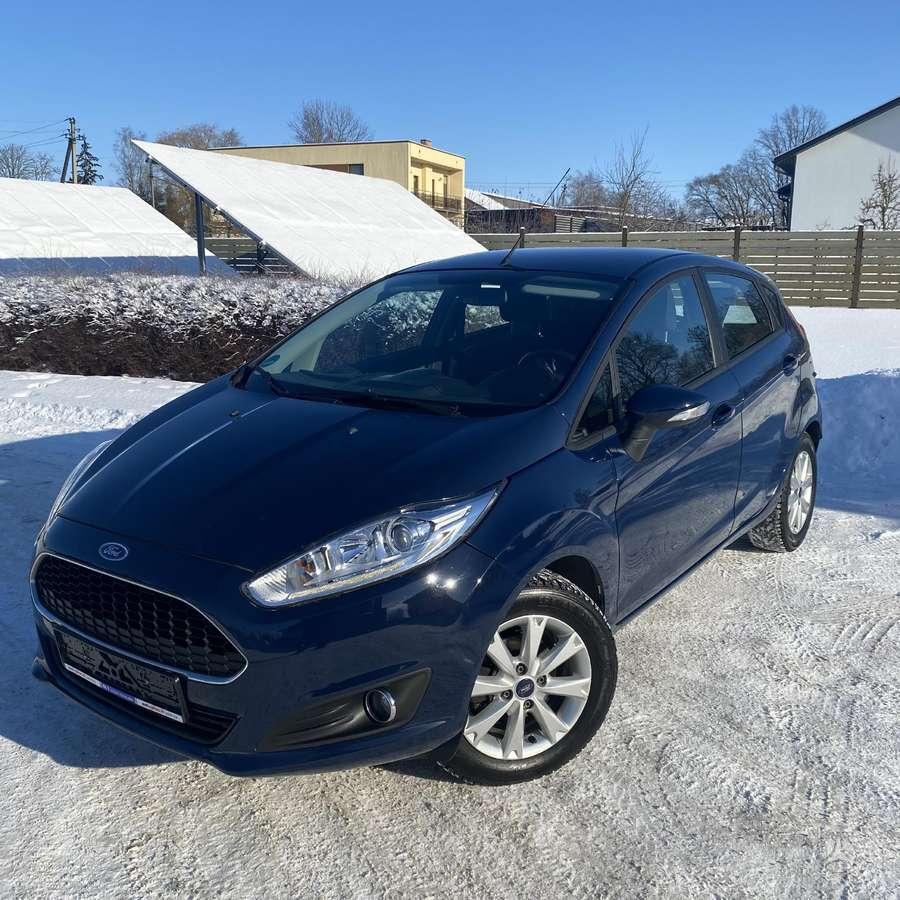 Zils Ford Fiesta 2016 Marijampole, ar dzinēja tilpumu 1.24 L un nobraukumu 148 tūkst. km par 4650 €, foto 1 vietnē AUTOMOTO.COM.LV
