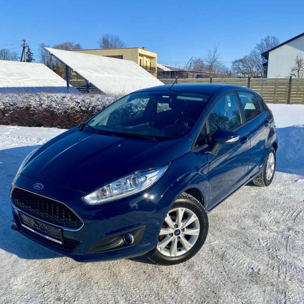 Zils Ford Fiesta 2016 Marijampole, ar dzinēja tilpumu 1.24 L un nobraukumu 148 tūkst. km par 4650 €, foto 1 vietnē AUTOMOTO.COM.LV