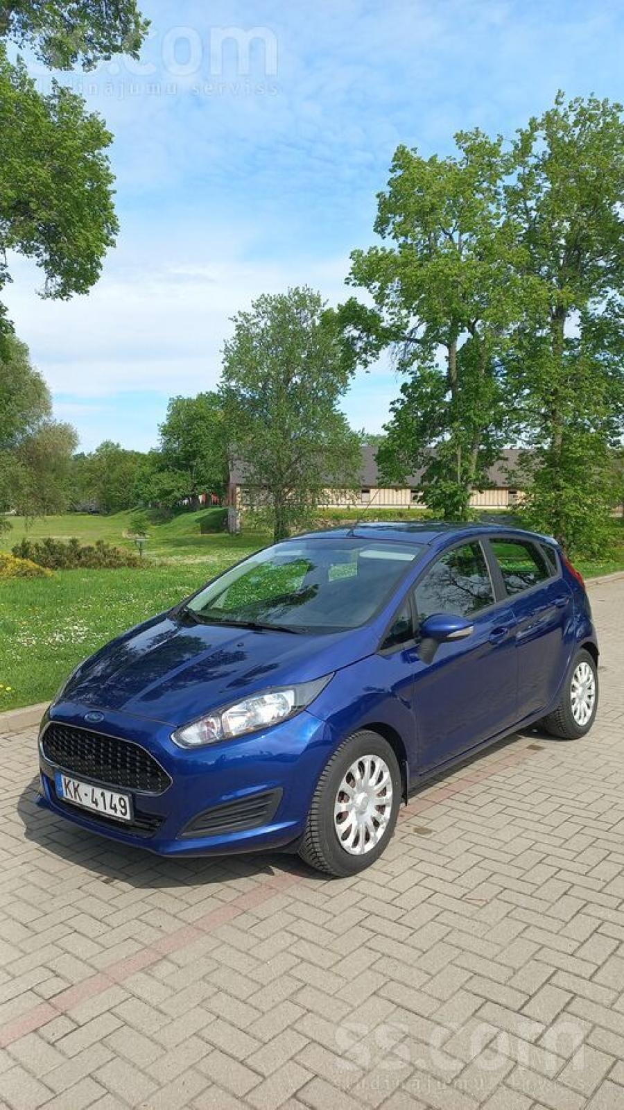 Zils Ford Fiesta 2016 Valmiera, ar dzinēja tilpumu 1.00 L un nobraukumu 101 tūkst. km par 5800 €, foto 4 vietnē AUTOMOTO.COM.LV