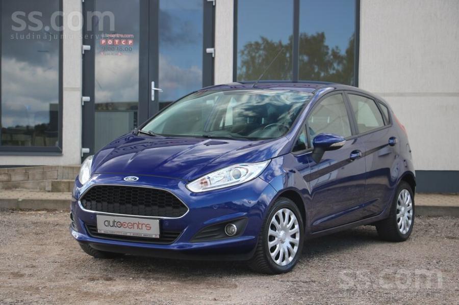 Blue Ford Fiesta 2017 in Tukums, with an engine capacity of 1.00 L and mileage of 211 thousand km for 4856 €, photo 1 on AUTOMOTO.COM.LV