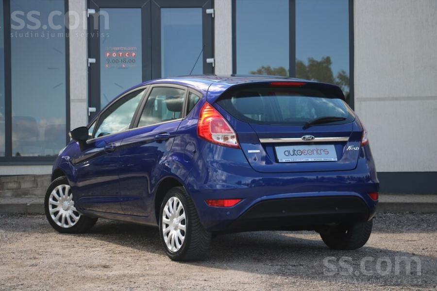 Blue Ford Fiesta 2017 in Tukums, with an engine capacity of 1.00 L and mileage of 211 thousand km for 4856 €, photo 4 on AUTOMOTO.COM.LV