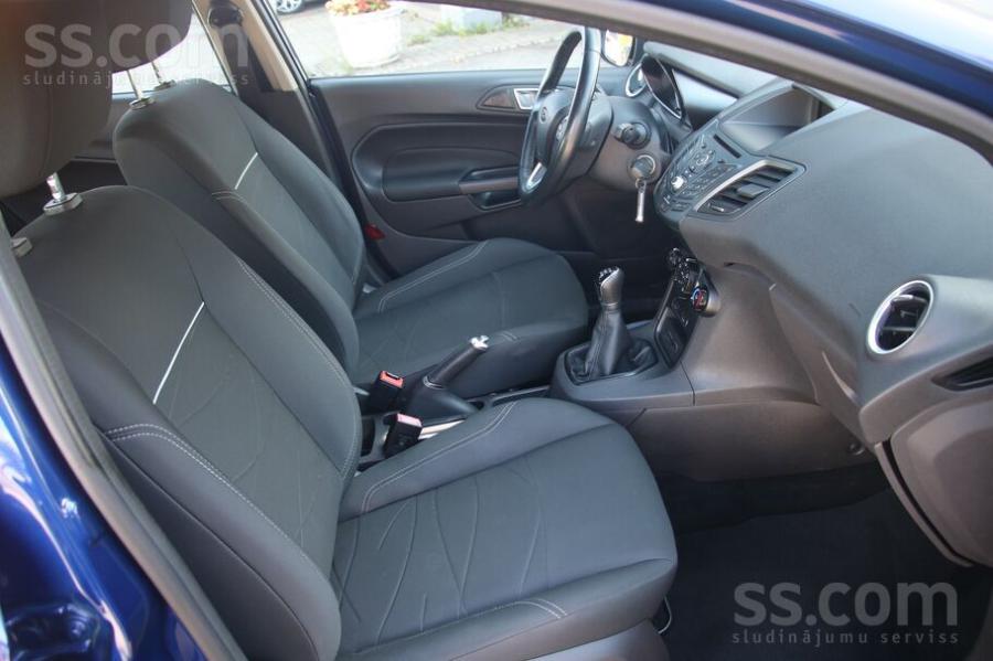 Blue Ford Fiesta 2017 in Tukums, with an engine capacity of 1.00 L and mileage of 211 thousand km for 4856 €, photo 11 on AUTOMOTO.COM.LV