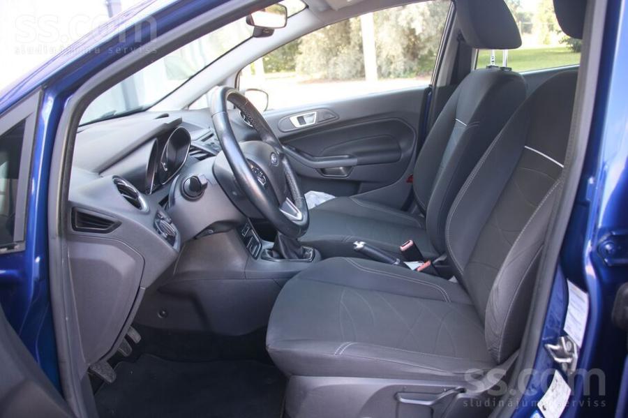 Blue Ford Fiesta 2017 in Tukums, with an engine capacity of 1.00 L and mileage of 211 thousand km for 4856 €, photo 13 on AUTOMOTO.COM.LV