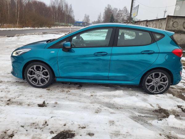 Blue Ford Fiesta 2018 in Kaunas, with an engine capacity of 1.00 L and mileage of 96 thousand km for 6200 €, photo 7 on AUTOMOTO.COM.LV