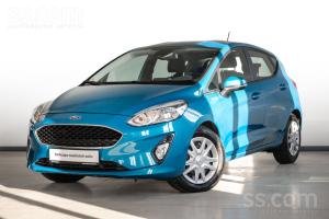 Blue Ford Fiesta 2018 in Riga, with an engine capacity of 1.00 L and mileage of 64 thousand km for 9990 €, photo  on AUTOMOTO.COM.LV