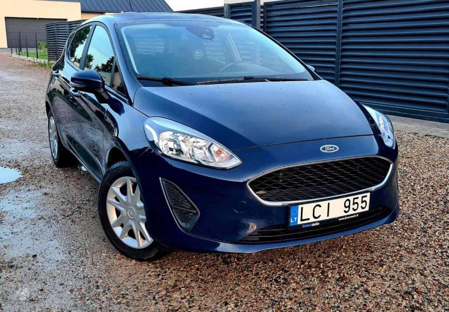 Blue Ford Fiesta 2019 in Kaunas, with an engine capacity of 1.08 L and mileage of 102 thousand km for 5450 €, photo 3 on AUTOMOTO.COM.LV