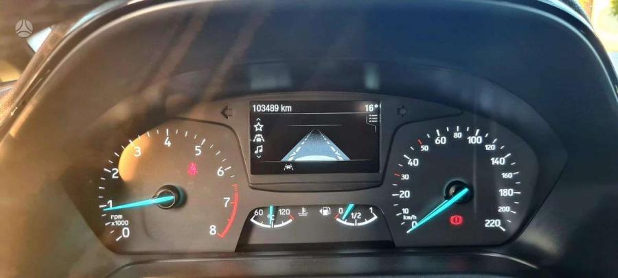 Blue Ford Fiesta 2019 in Kaunas, with an engine capacity of 1.08 L and mileage of 102 thousand km for 5450 €, photo 12 on AUTOMOTO.COM.LV