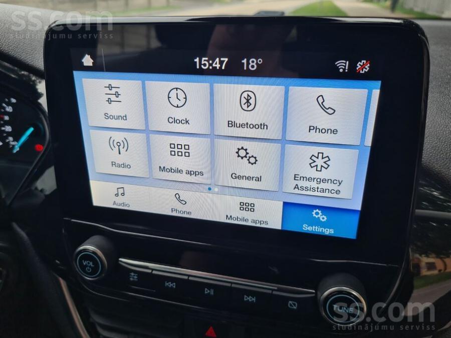 Zils Ford Fiesta 2019 Rīga, ar dzinēja tilpumu 1.00 L un nobraukumu 140 tūkst. km par 5700 €, foto 24 vietnē AUTOMOTO.COM.LV