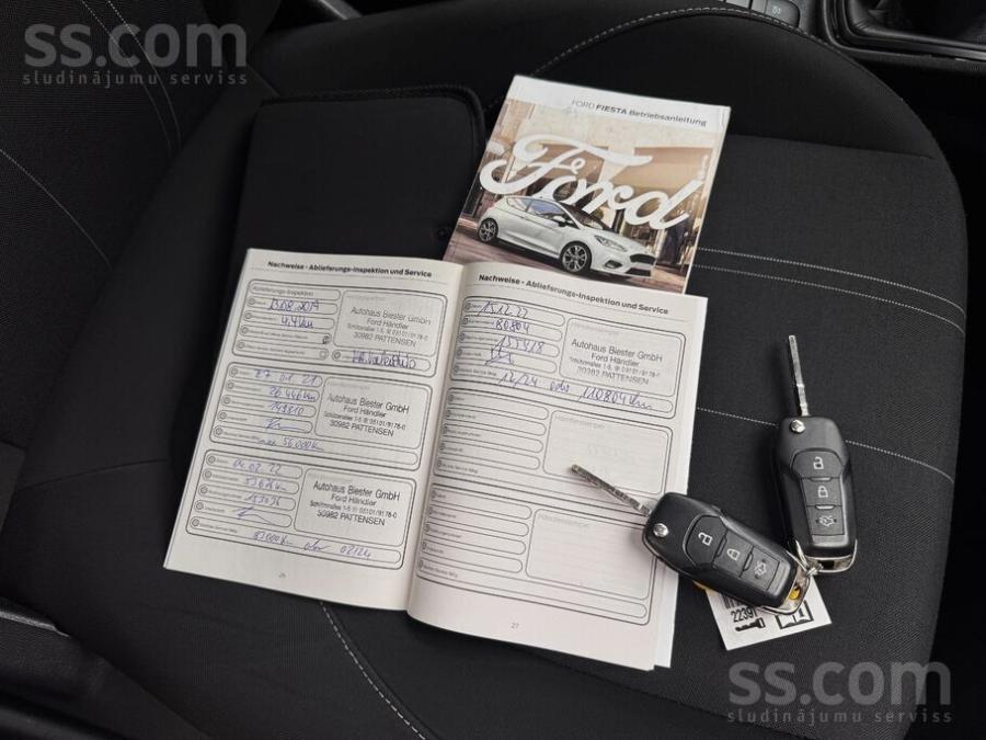 Zils Ford Fiesta 2019 Rīga, ar dzinēja tilpumu 1.00 L un nobraukumu 140 tūkst. km par 5700 €, foto 30 vietnē AUTOMOTO.COM.LV