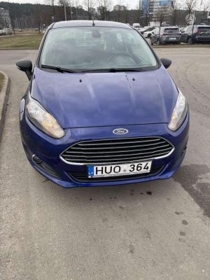 Blue Ford Fiesta 2015 in Vilnius, with an engine capacity of 1.24 L and mileage of 77 thousand km for 2600 €, photo 4 on AUTOMOTO.COM.LV