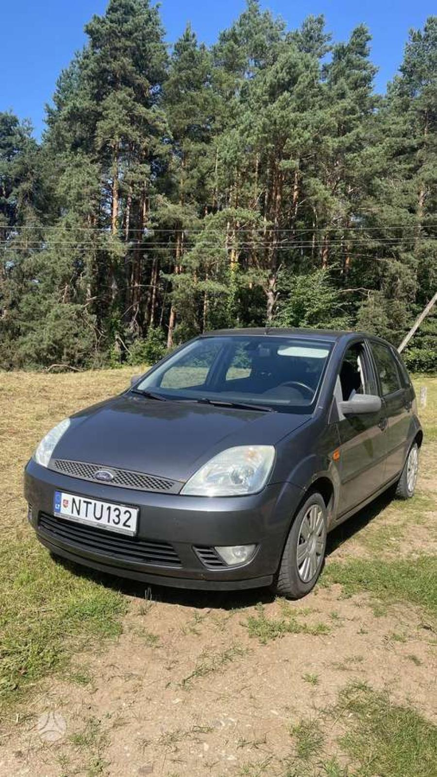 Pelēks Ford Fiesta 2004 Viļņa, ar dzinēja tilpumu 1.39 L un nobraukumu 220 tūkst. km par 550 €, foto 1 vietnē AUTOMOTO.COM.LV
