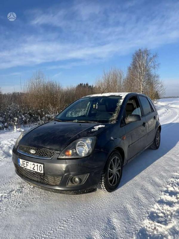 Grey Ford Fiesta 2007 in Vilnius, with an engine capacity of 1.60 L and mileage of 15 thousand km for 700 €, photo 2 on AUTOMOTO.COM.LV