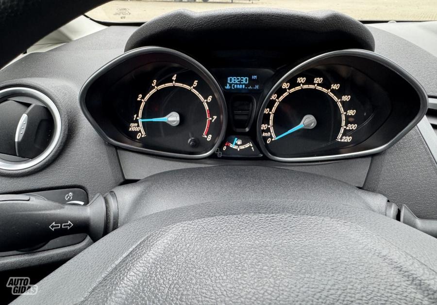 Grey Ford Fiesta 2013 in Kaunas, with an engine capacity of 1.00 L and mileage of 108 thousand km for 3400 €, photo 19 on AUTOMOTO.COM.LV