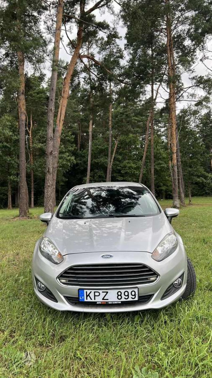 Grey Ford Fiesta 2014 in Kaunas, with an engine capacity of 1.60 L and mileage of 156 thousand km for 4955 €, photo 12 on AUTOMOTO.COM.LV