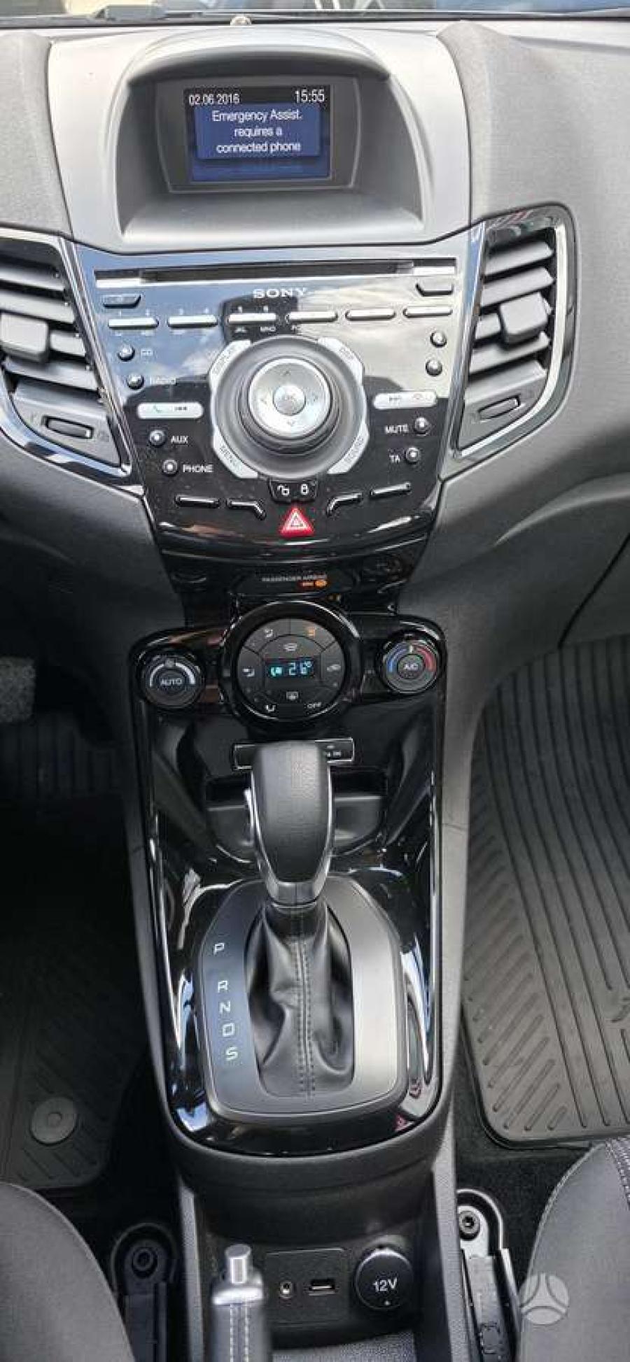 Grey Ford Fiesta 2016 in Vilnius, with an engine capacity of 1.00 L and mileage of 37 thousand km for 8250 €, photo 12 on AUTOMOTO.COM.LV