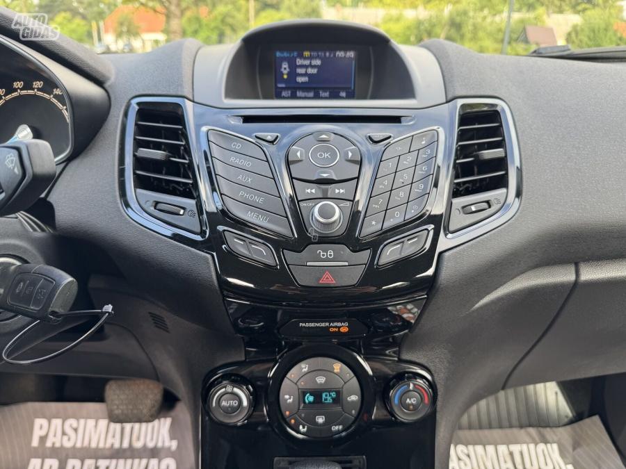 Grey Ford Fiesta 2016 in Kaunas, with an engine capacity of 1.00 L and mileage of 74 thousand km for 5700 €, photo 18 on AUTOMOTO.COM.LV