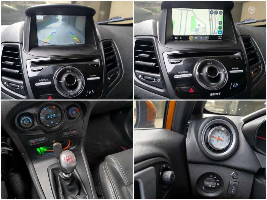 Oranžs Ford Fiesta 2017 Viļņa, ar dzinēja tilpumu 1.60 L un nobraukumu 150 tūkst. km par 8500 €, foto 15 vietnē AUTOMOTO.COM.LV