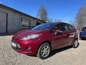 Red Ford Fiesta 2009 in Limbazi, with an engine capacity of 1.30 L and mileage of 205 thousand km for 2550 €, photo  on AUTOMOTO.COM.LV
