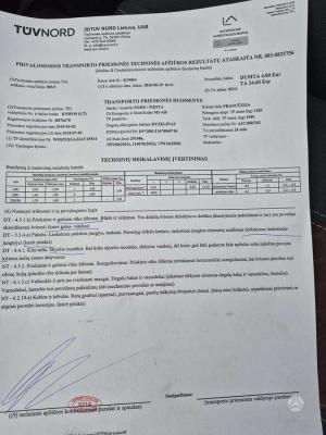 Красный Форд Фиеста 2010 в Вильнюс, объемом двигателя 1.40 л и пробегом 292 тыс. км за 1000 €, фото 15 на AUTOMOTO.COM.LV