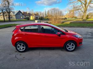 Red Ford Fiesta 2013 in Jelgava, with an engine capacity of 1.00 L and mileage of 120 thousand km for 3800 €, photo 4 on AUTOMOTO.COM.LV