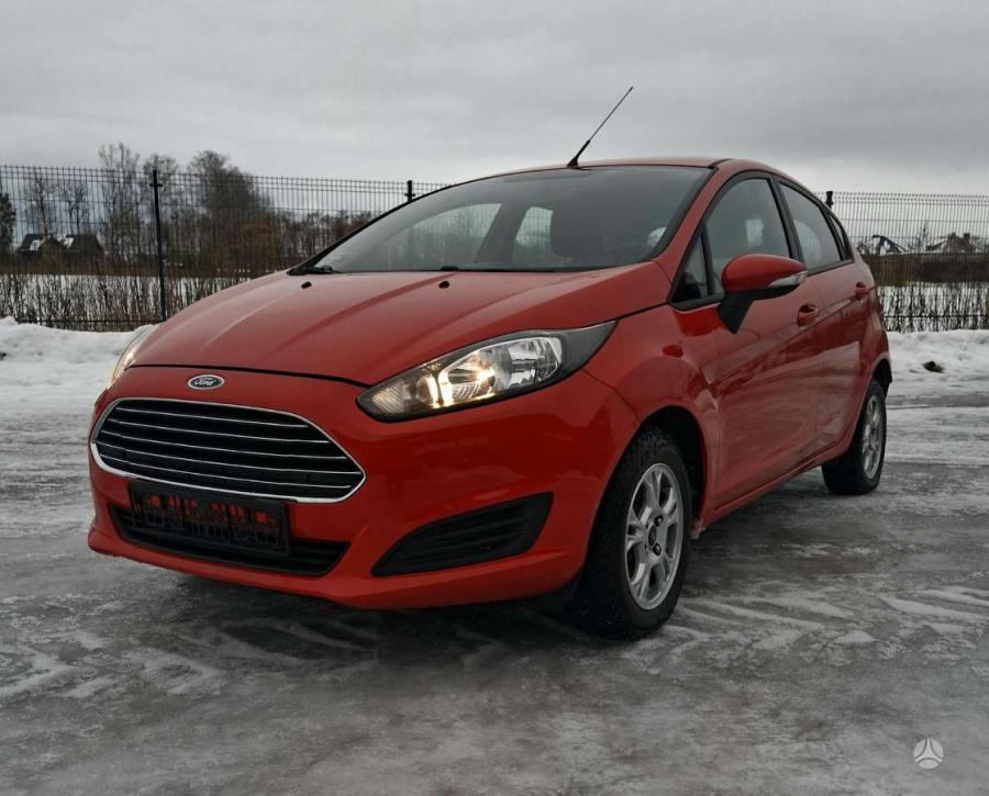 Sarkans Ford Fiesta 2013 Kauņa, ar dzinēja tilpumu 1.00 L un nobraukumu 140 tūkst. km par 3450 €, foto 1 vietnē AUTOMOTO.COM.LV