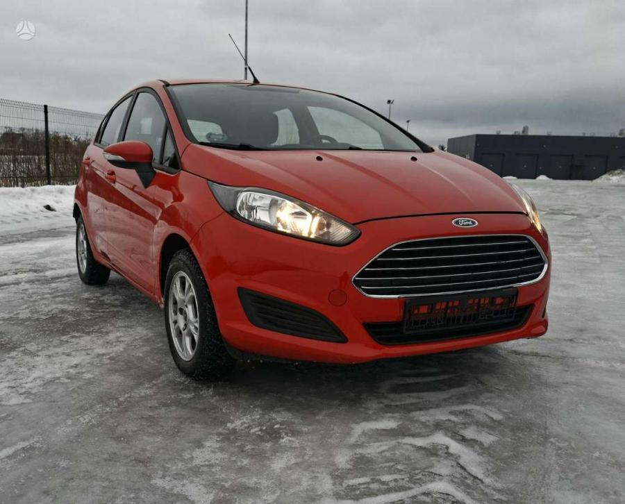 Sarkans Ford Fiesta 2013 Kauņa, ar dzinēja tilpumu 1.00 L un nobraukumu 140 tūkst. km par 3450 €, foto 2 vietnē AUTOMOTO.COM.LV
