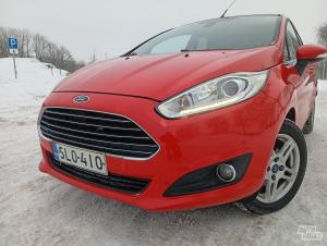 Sarkans Ford Fiesta 2014 Viļņa, ar dzinēja tilpumu 1.60 L un nobraukumu 300 tūkst. km par 3550 €, foto 9 vietnē AUTOMOTO.COM.LV