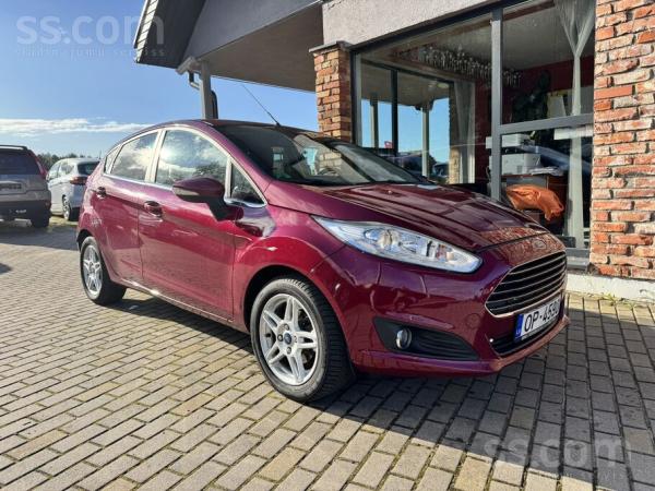 Red Ford Fiesta 2014 in Talsi, with an engine capacity of 1.00 L and mileage of 115 thousand km for 5200 €, photo 1 on AUTOMOTO.COM.LV