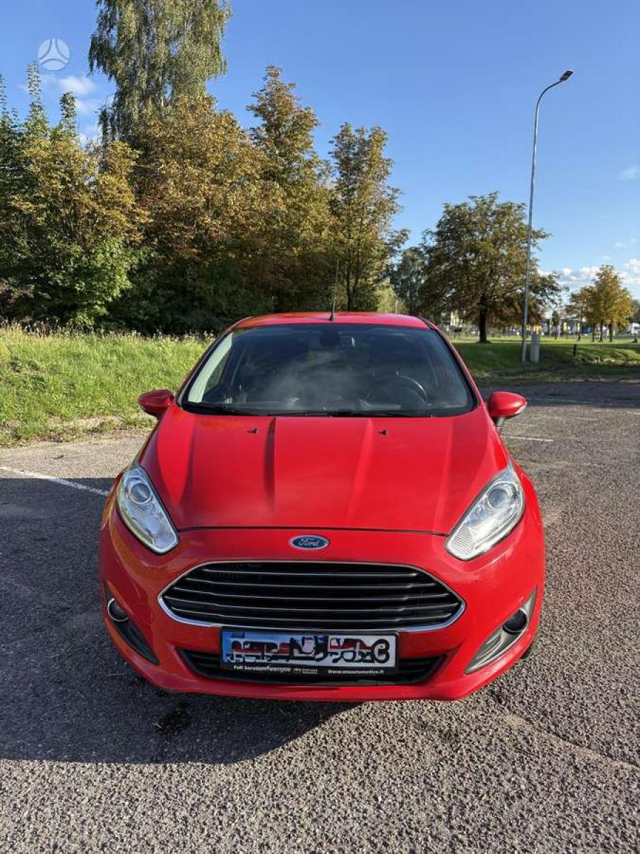 Red Ford Fiesta 2014 in Alytus, with an engine capacity of 1.00 L and mileage of 177 thousand km for 4200 €, photo 3 on AUTOMOTO.COM.LV