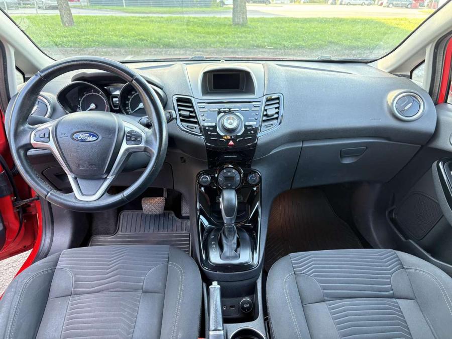 Red Ford Fiesta 2014 in Alytus, with an engine capacity of 1.00 L and mileage of 177 thousand km for 4200 €, photo 9 on AUTOMOTO.COM.LV