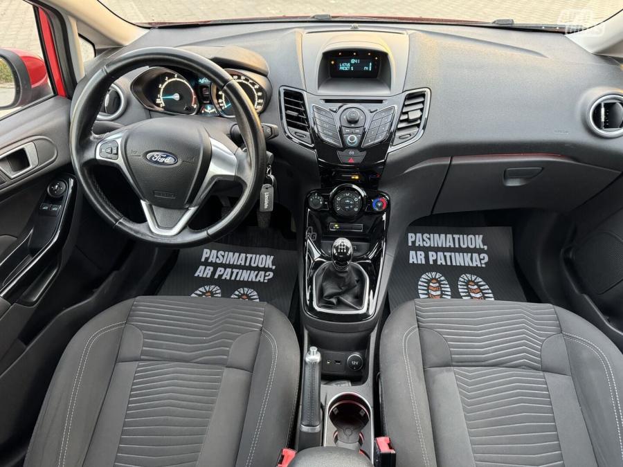 Red Ford Fiesta 2014 in Kaunas, with an engine capacity of 1.00 L and mileage of 113 thousand km for 3500 €, photo 24 on AUTOMOTO.COM.LV