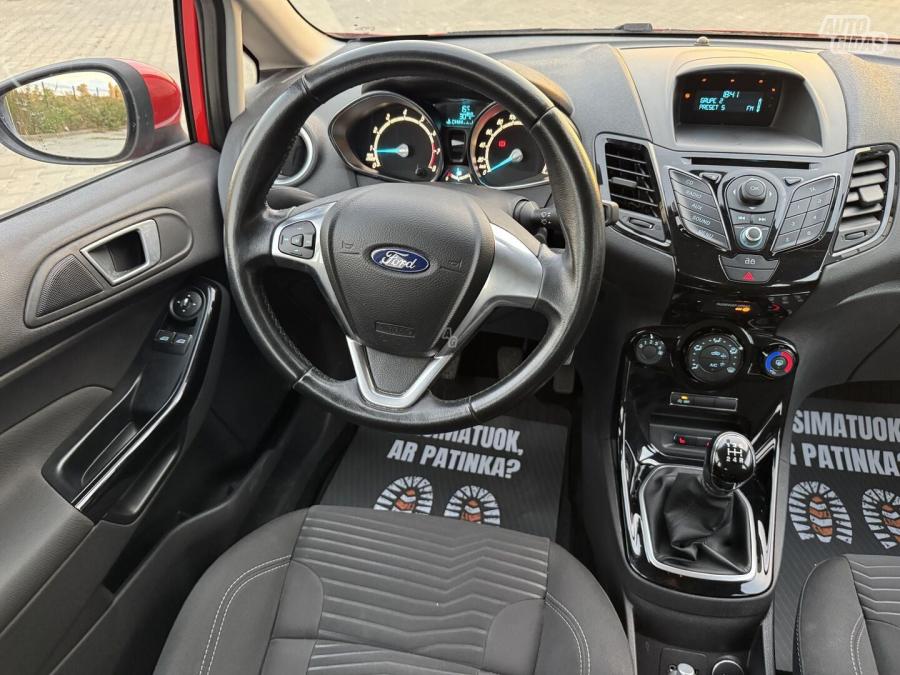 Red Ford Fiesta 2014 in Kaunas, with an engine capacity of 1.00 L and mileage of 113 thousand km for 3500 €, photo 25 on AUTOMOTO.COM.LV