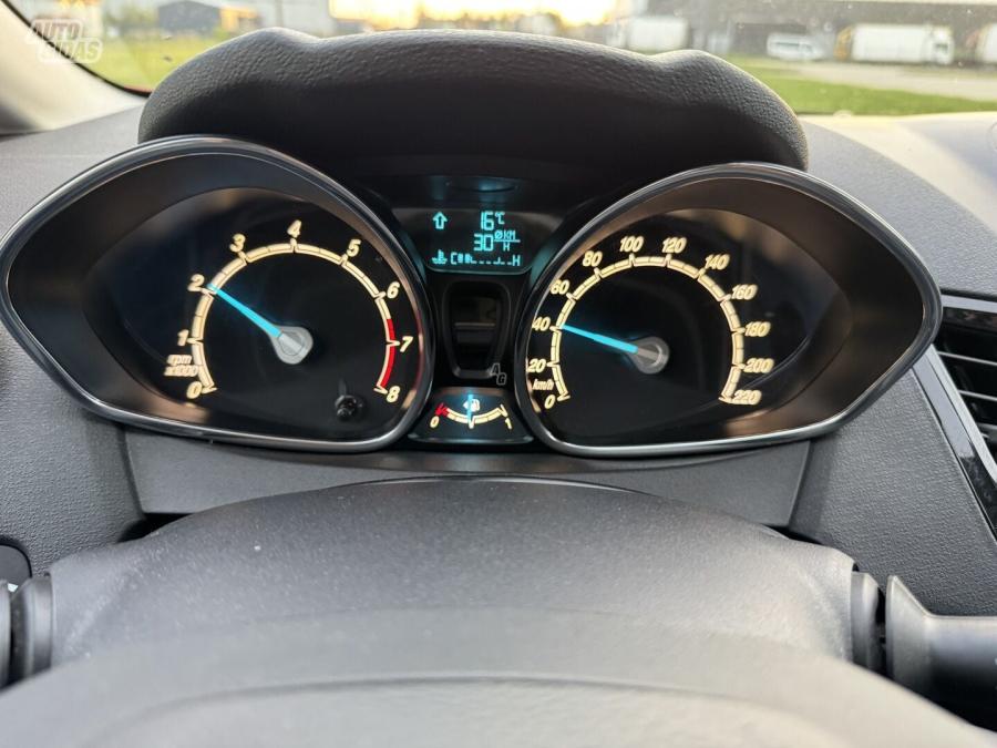 Red Ford Fiesta 2014 in Kaunas, with an engine capacity of 1.00 L and mileage of 113 thousand km for 3500 €, photo 34 on AUTOMOTO.COM.LV