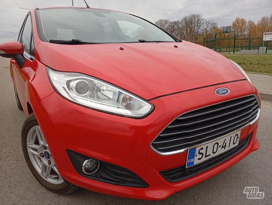 Sarkans Ford Fiesta 2015 Viļņa, ar dzinēja tilpumu 1.60 L un nobraukumu 299 tūkst. km par 3700 €, foto 9 vietnē AUTOMOTO.COM.LV