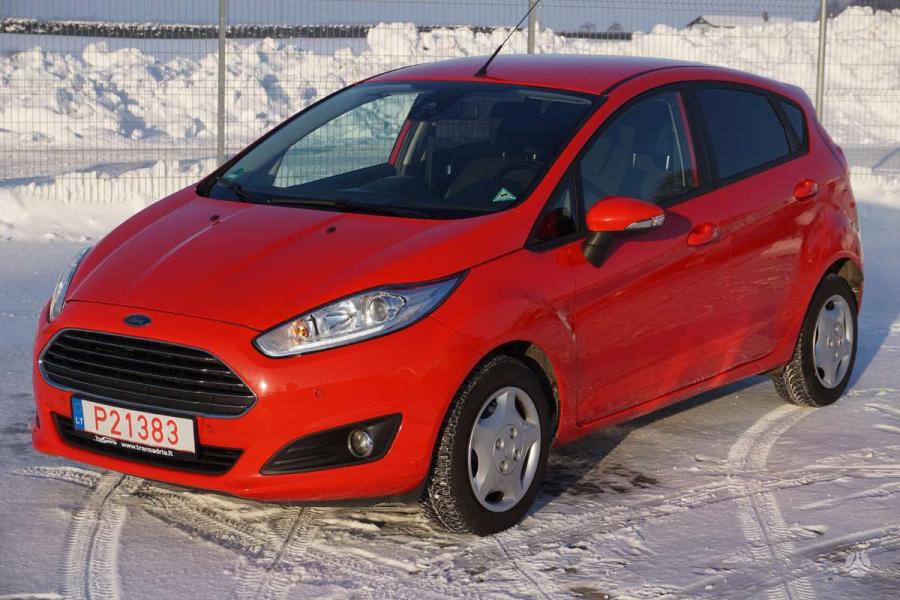 Red Ford Fiesta 2015 in Klaipeda, with an engine capacity of 1.00 L and mileage of 144 thousand km for 3900 €, photo 2 on AUTOMOTO.COM.LV