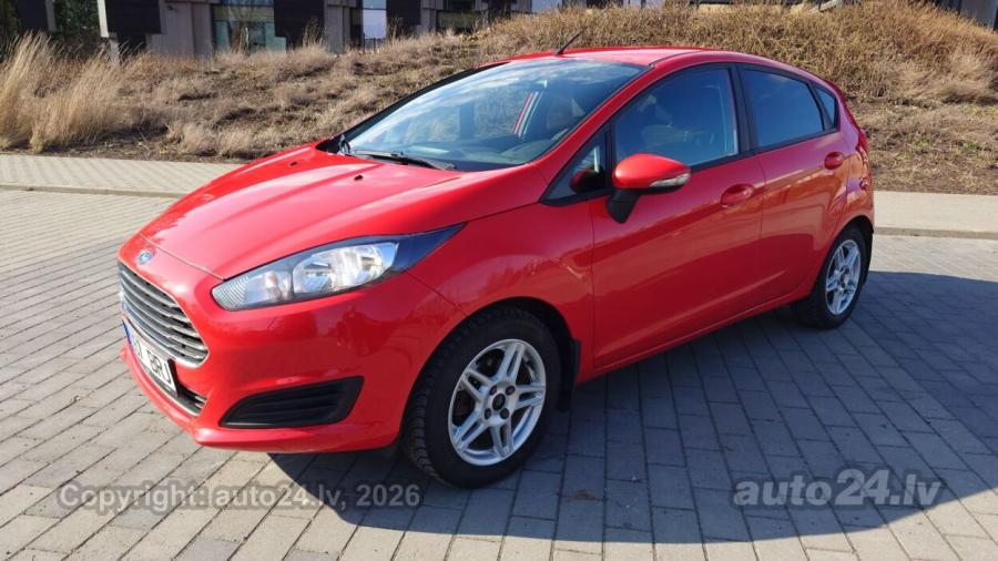 Red Ford Fiesta 2016 in Tallinn, with an engine capacity of 1.20 L and mileage of 110 thousand km for 6300 €, photo 1 on AUTOMOTO.COM.LV