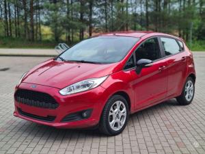 Red Ford Fiesta 2016 in Taurage, with an engine capacity of 1.24 L and mileage of 24 thousand km for 4300 €, photo  on AUTOMOTO.COM.LV