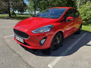 Sarkans Ford Fiesta 2020 Rīga, ar dzinēja tilpumu 1.00 L un nobraukumu 56 tūkst. km par 12500 €, foto  vietnē AUTOMOTO.COM.LV