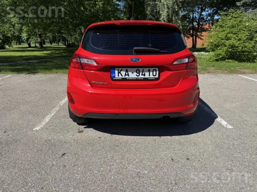 Sarkans Ford Fiesta 2020 Rīga, ar dzinēja tilpumu 1.00 L un nobraukumu 56 tūkst. km par 12500 €, foto 5 vietnē AUTOMOTO.COM.LV